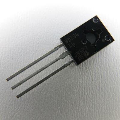 1x Transistor BD136 - 16 bipolar PNP 45V 1,5A 12W TO126 Max. 50 MHz ...