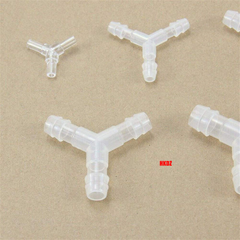 Y-Shape Joiner Y-Piece Hose Pipe Tube Connector Plastic 3 Way Joiner ...