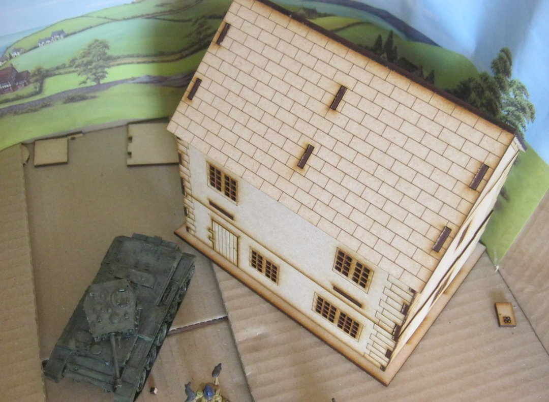 28mm House Laser Cut MDF Building Scenery Modular Infinity Bolt Action ...