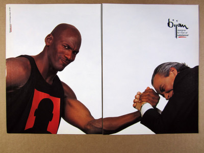 1997 Michael Jordan & Bijan photo vintage print Ad | eBay