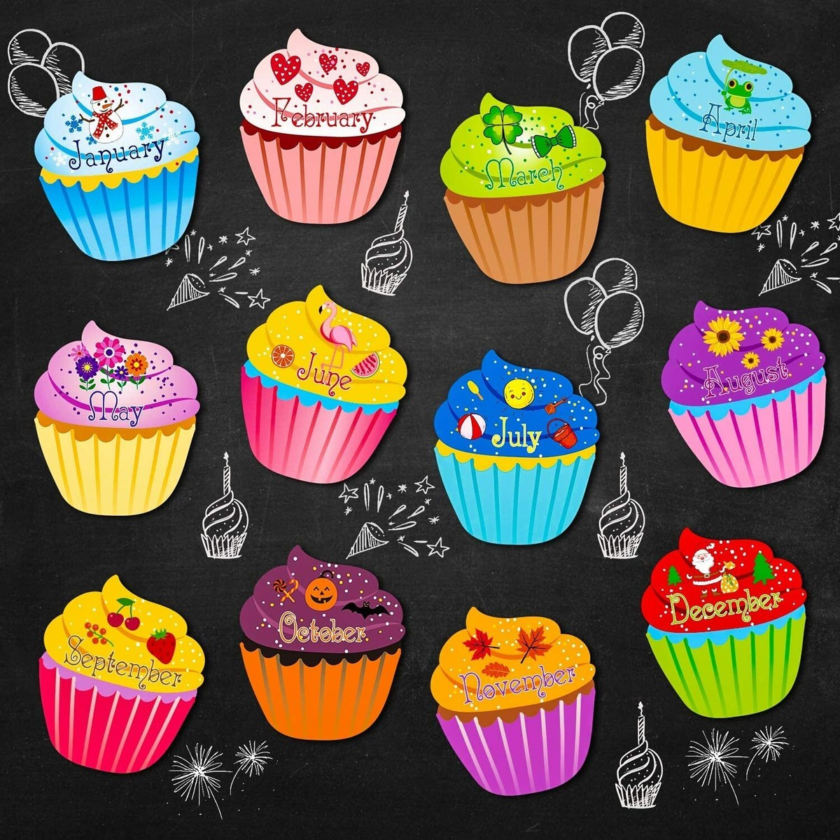 Cupcake Classroom Decorations Back To School Apple Cupcakes