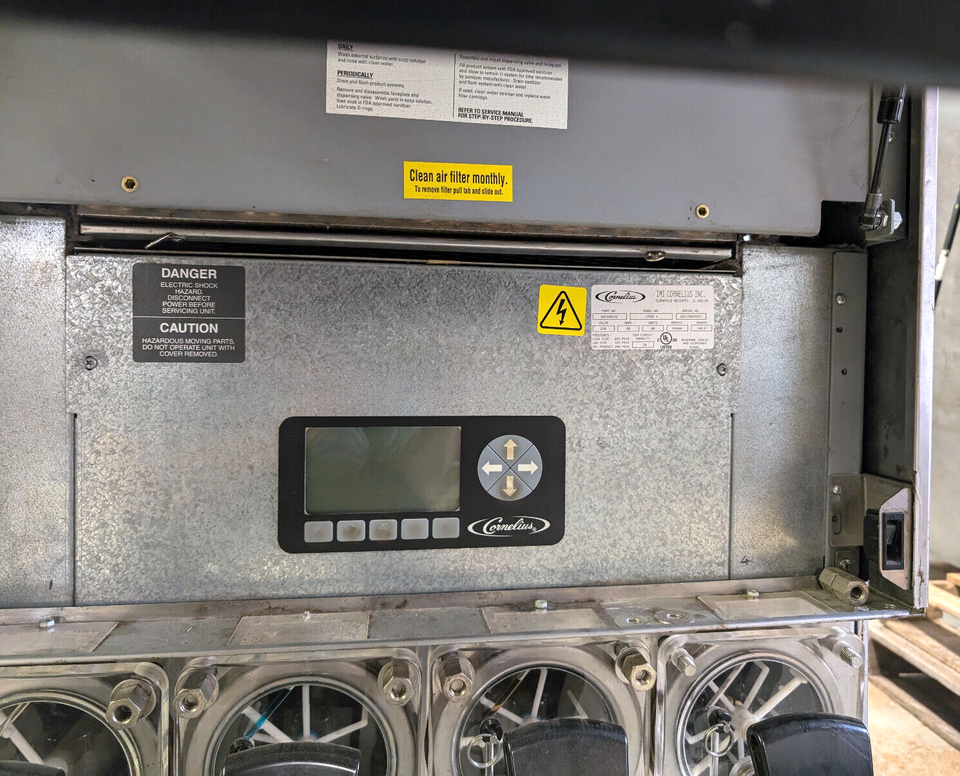 Cornelius Viper 4 Frozen Drink Machine, Four Flavor Barrels, Slushie ...