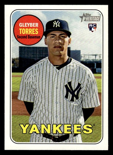 Gleyber Torres New York Yankees Rookie 2018 Topps Heritage #603 | eBay