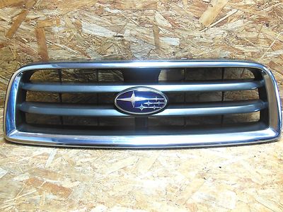 2002 2005 JDM SUBARU FORESTER SG5 6STAR SILVER CHROME FRONT GRILL ...