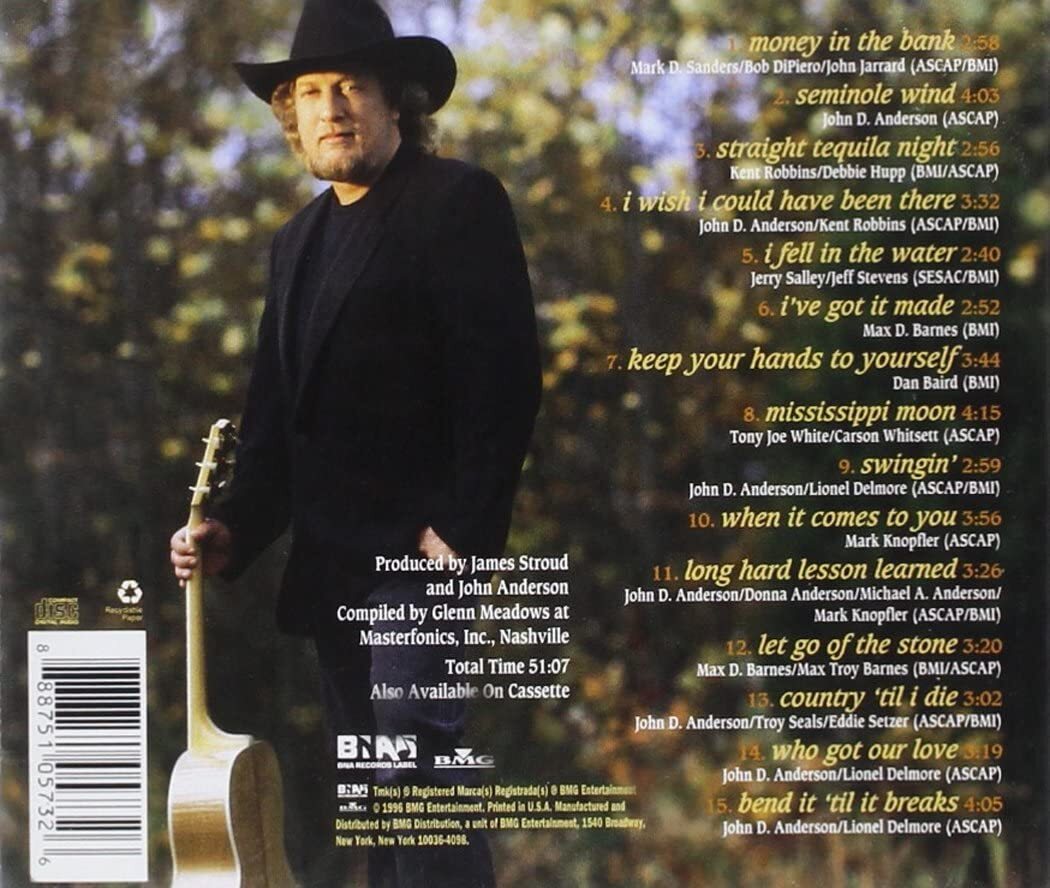 John Anderson John Anderson - Greatest Hits (CD) 888751057326 | eBay