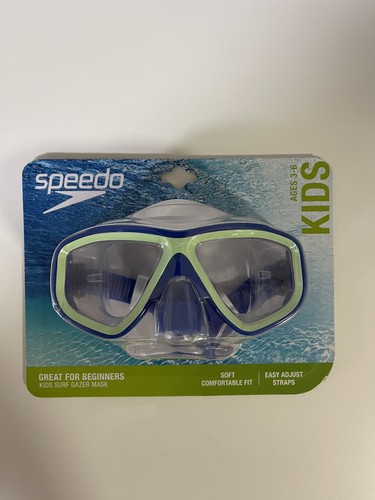 Speedo Swim Goggles Kids Surf Gazer Mask Paradise Green/CLR, Age 3 ...