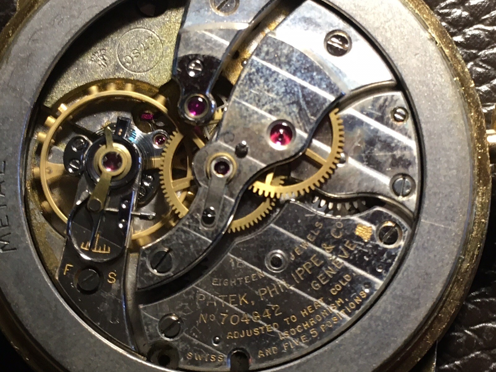 Patek Philippe Wrist Watch Reference 2481 Bottom Right Lug Bent Upward ...