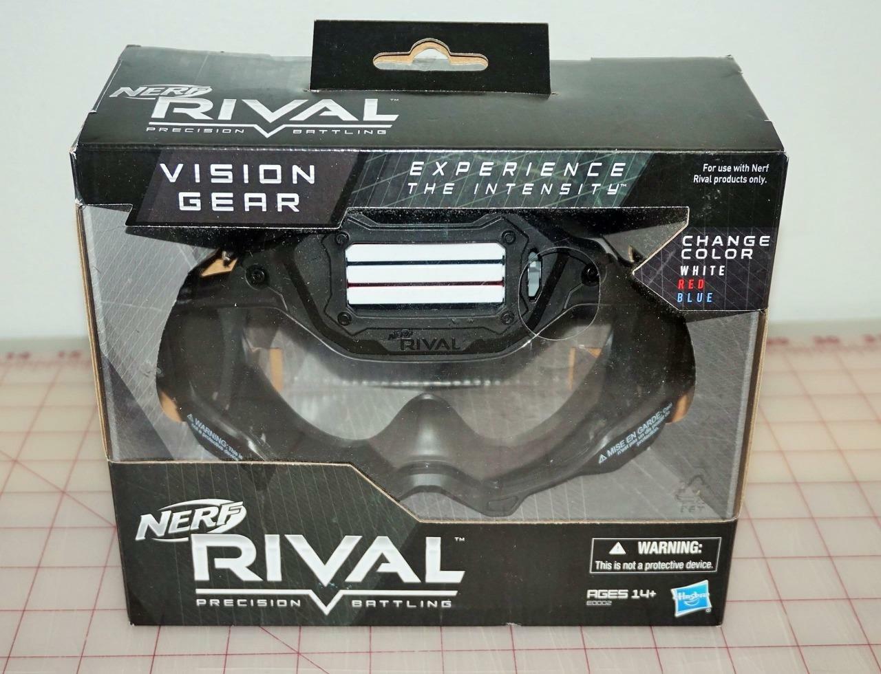 Nerf Rival Vision Gear Adjustable Goggles/Mask Color Changing - New | eBay