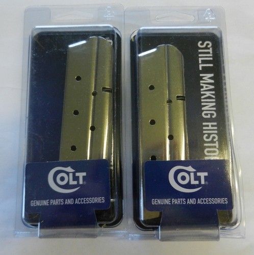 Colt 1911 Gov't OEM Magazine; Holds 8 Rnds 10mm; Lot of 2 SS Mags ...