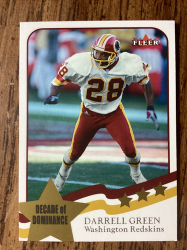 2002 Fleer Tradition - Decade of Dominance Darrell Green #249 Tiffany ...