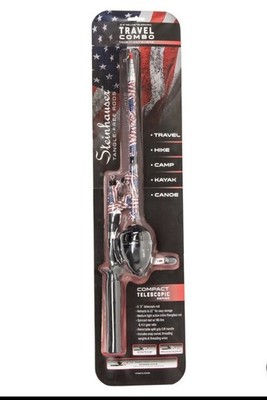 ProFISHIENCY Travel Combo , 5'6" Telescopic Rod and Reel, USATRAVEL | eBay