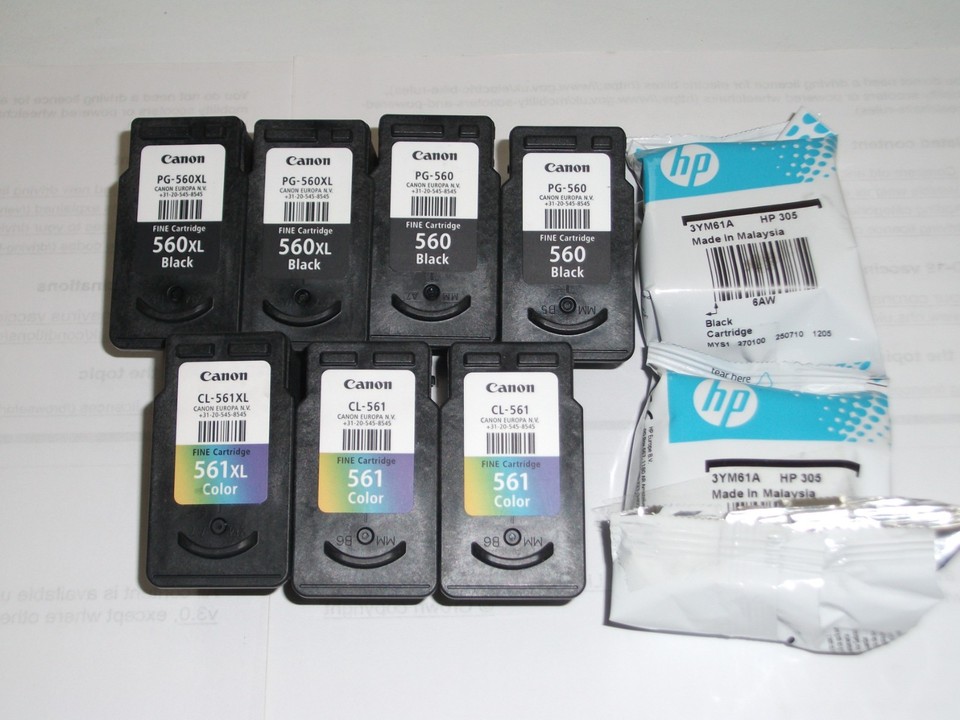 USED PRINTER CARTRIDGES====ALL GENUINE ORIGINAL----SEE BELOW FOR ...