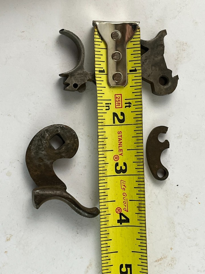Lot 11 Vintage Percussion Rifle Parts Musket Hammer Top Break Trigger ...