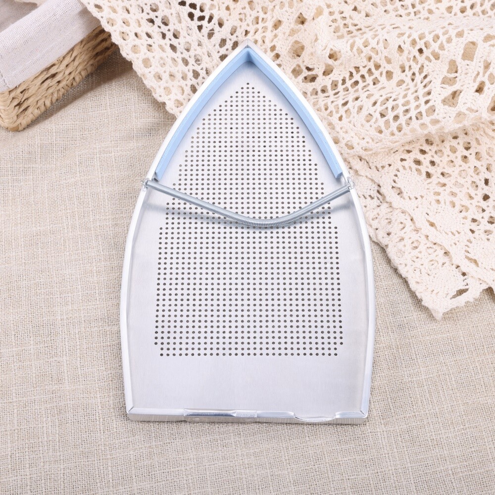 Aluminum Pad Electric Iron Shoe Mat Hot Iron Rest w Silicone Strip 22.4 ...