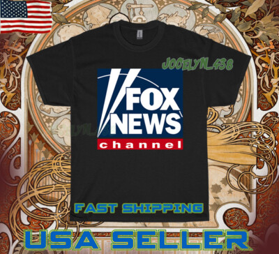 NEW SHIRT PREMIUM FOX! NEWS CHANNE LOGO UNISEX T-SHIRT AMERICAN FUNNY ...