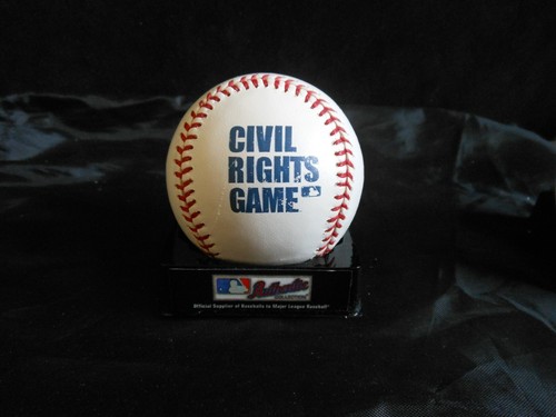 CIVIL RIGHTS GAME COMMEMORATIVE RAWLINGS BASEBALL OMLB (2007 ...
