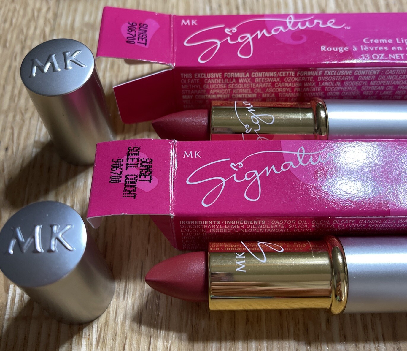 Lot of 2 ~ Mary Kay SUNSET Signature CREME LIPSTICK .13 oz. x 2 ~New ...