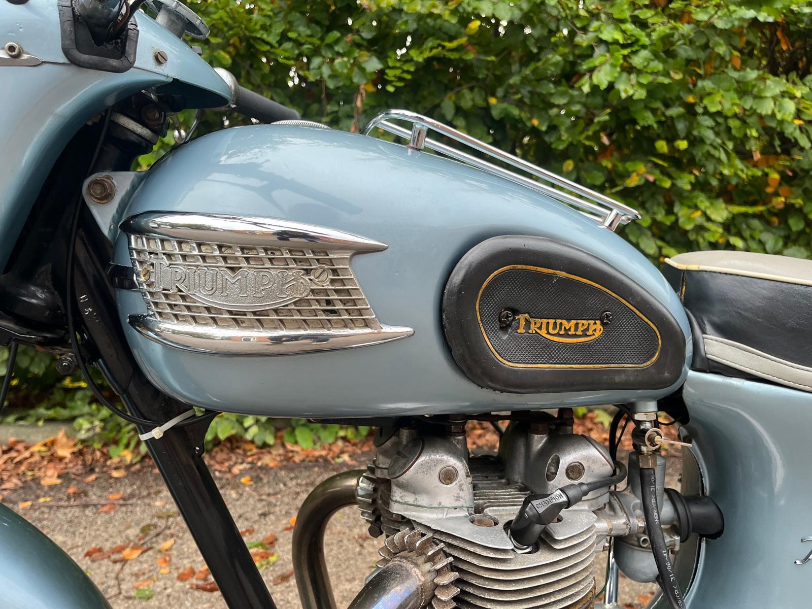 1958 TRIUMPH 3TA T21 350CC CLASSIC MOTORCYCLE (DELIVERY AVAILABLE ...