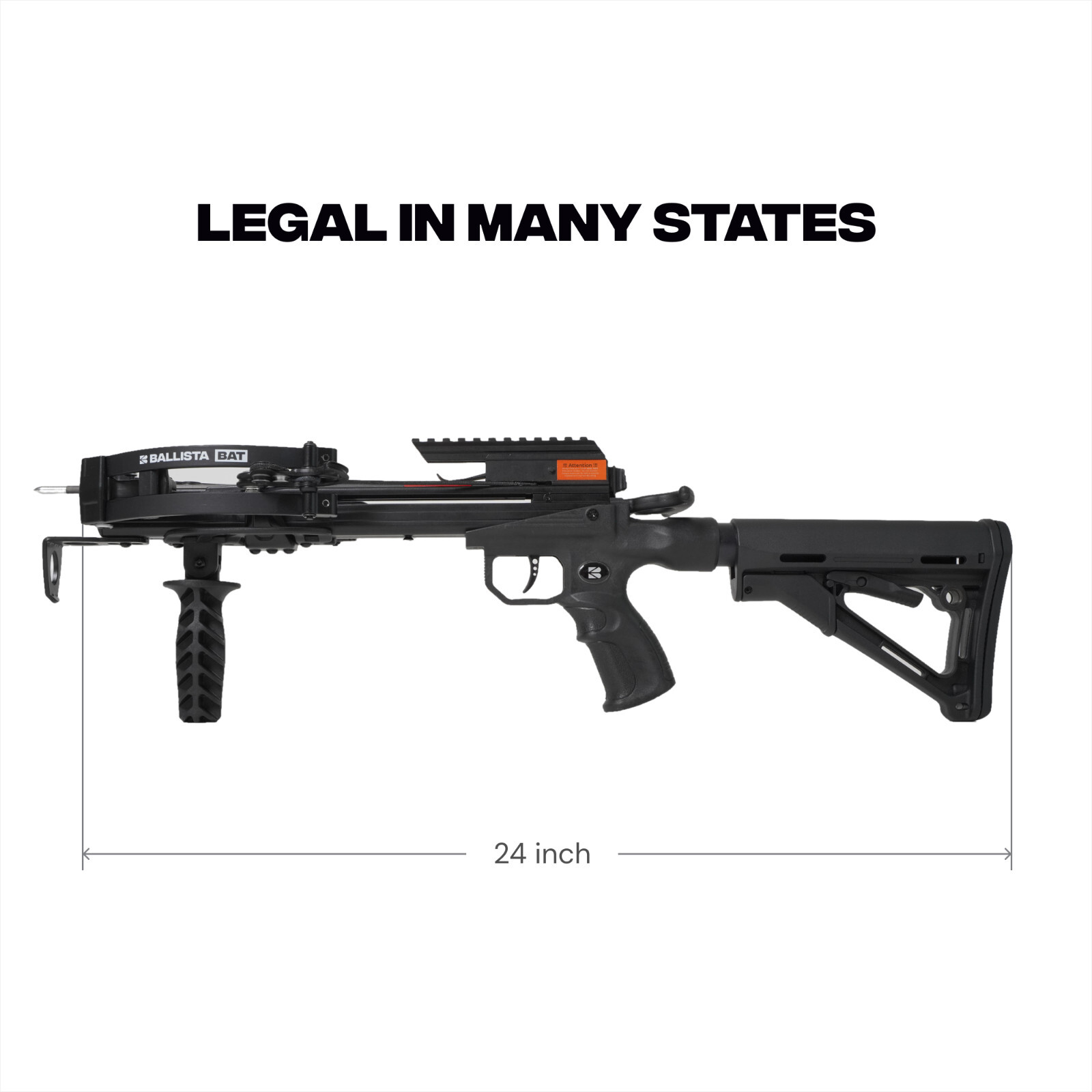 BALLISTA BAT Compound Crossbow with T-Buttstock Fast 300fps Powerful ...