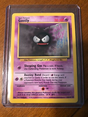Pokémon TCG Gastly Base Set 50/102 Regular Unlimited Common | eBay