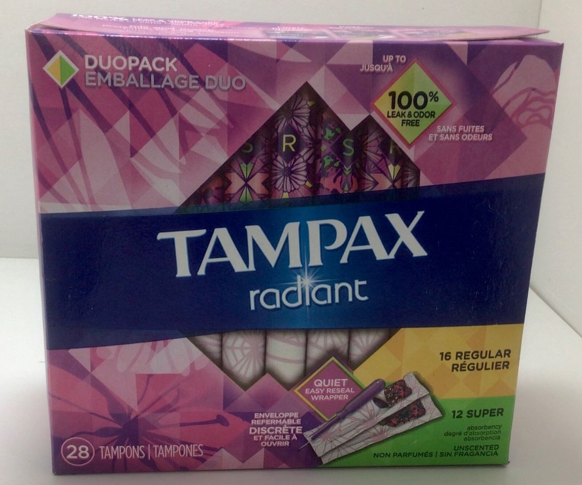 Super Tampons Tampax Pocket Pearl Tampons, Unscented, Super