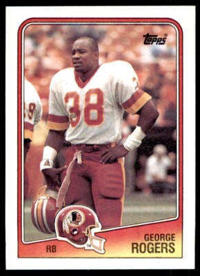 1988 Topps George Rogers . Washington Redskins #9 | eBay