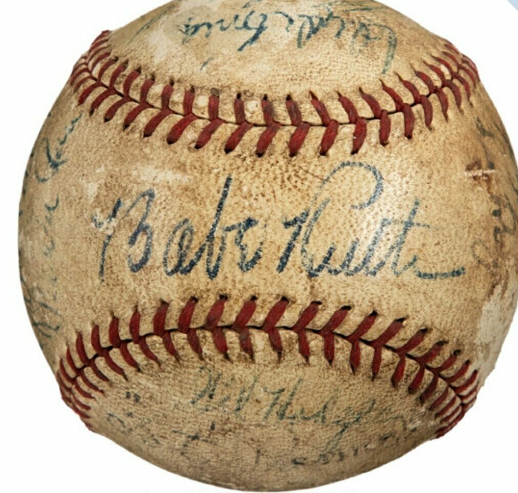 Babe Ruth Autographed Memorabilia | Signed Photo, Jersey, Collectibles ...