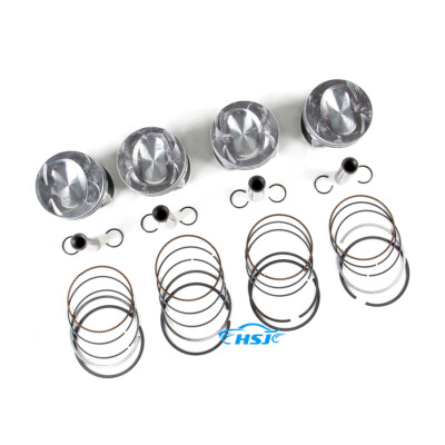 1.4T Piston & Piston Ring Set Ø76.5mm Fit For VW Golf Jetta Polo AUDI ...