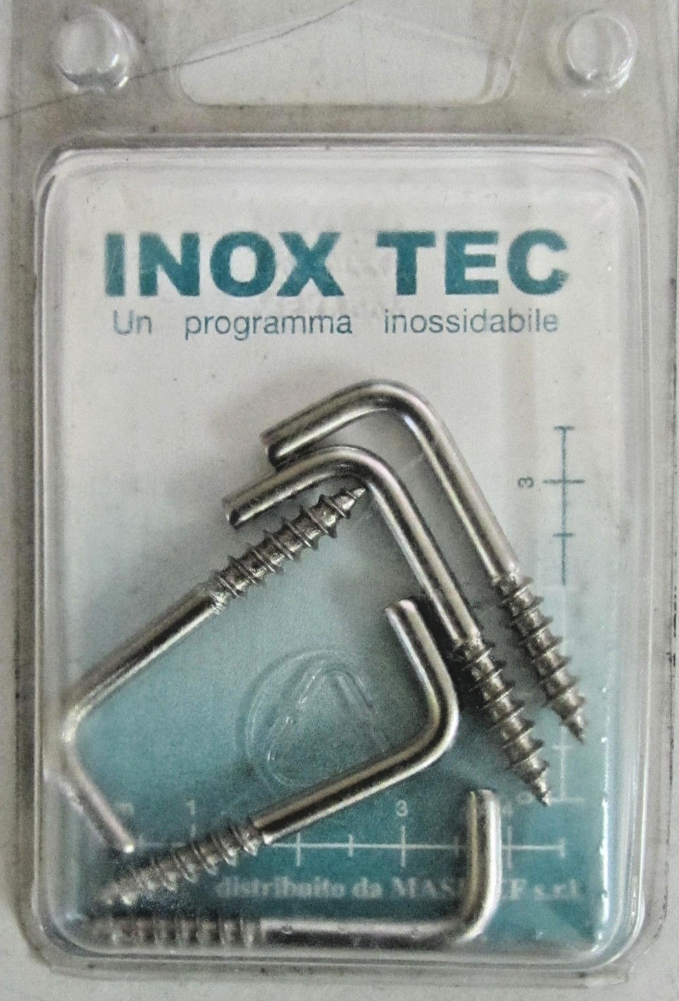 Inoxtec 5 Cancani a vite A4 Misura 3,5x50 mm Acciaio Inox Inossidbaile ...
