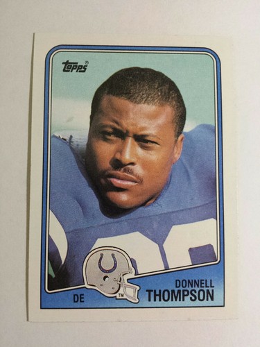 DONNELL THOMPSON 1988 TOPPS FOOTBALL CARD # 126 C4734 | eBay