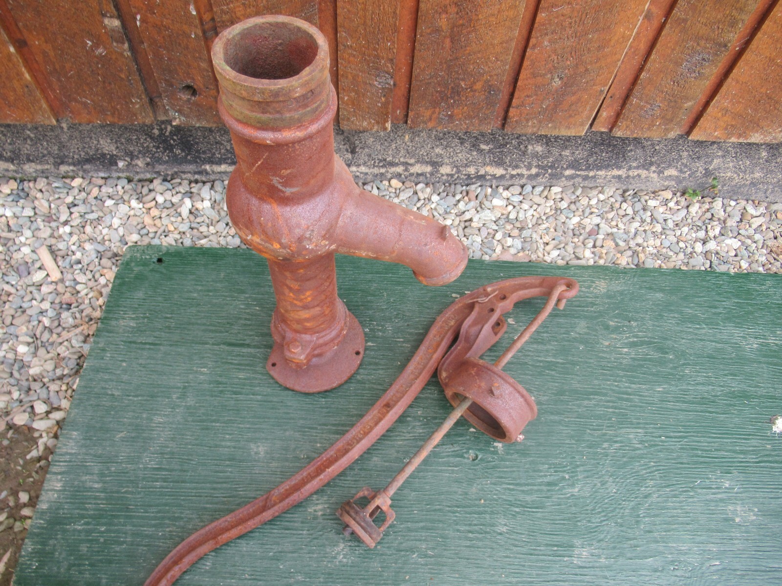 GREAT OLD Cast Iron Hand WATER PUMP Beatty VERY TALL GREAT DECORATION ...