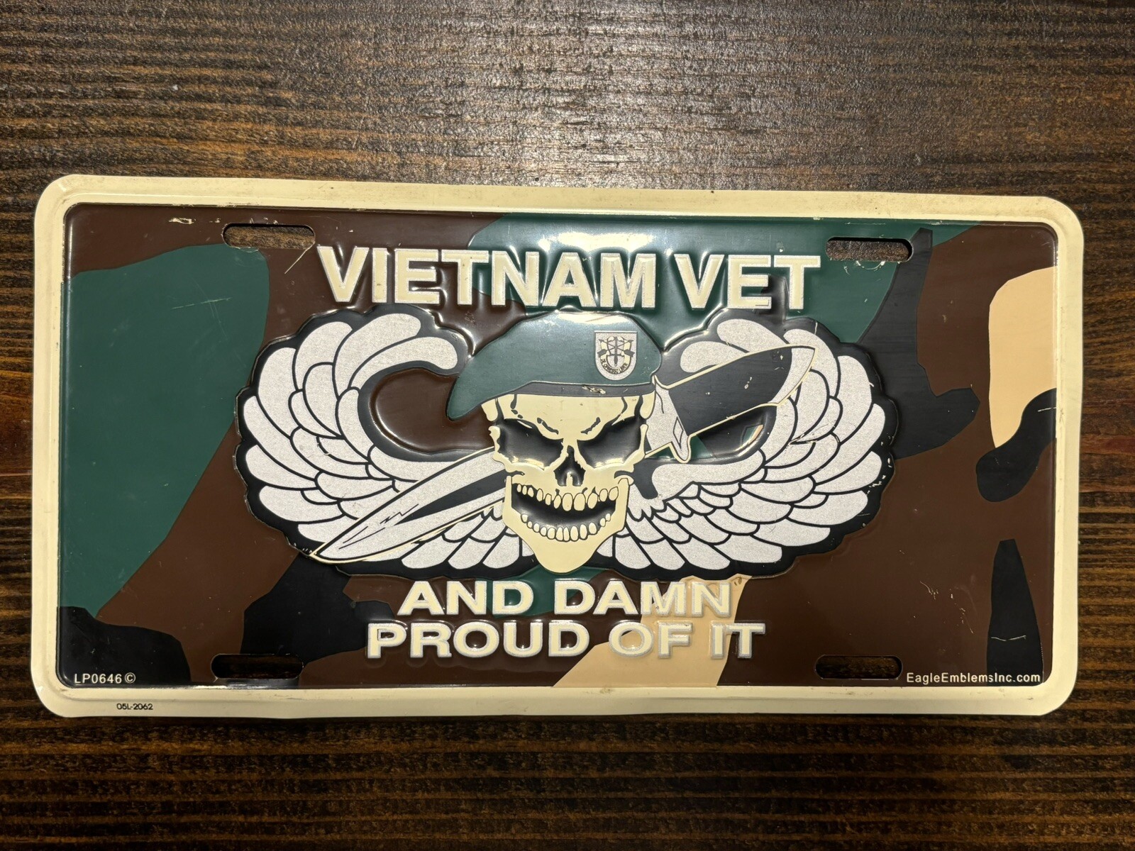Vietnam Vet And Damn Proud Of It License Plate Vanity FREE SHIPPING | eBay