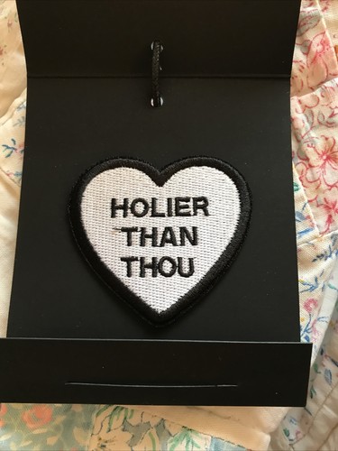Mother Denim Holier Than Thou Badge / Patch | eBay