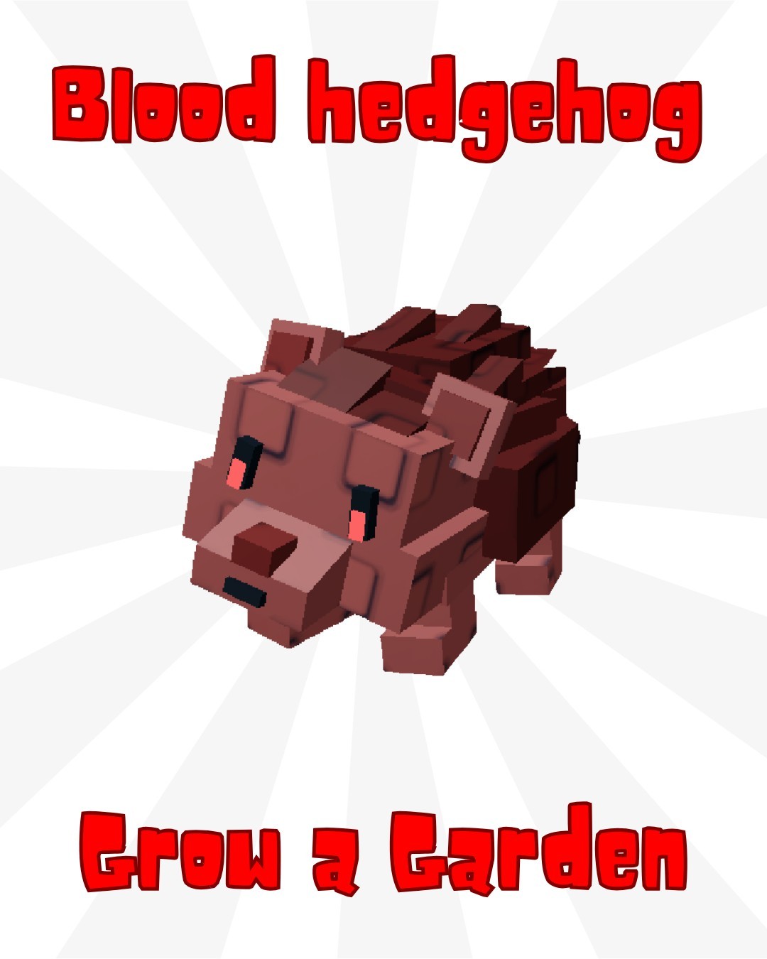 GROW A GARDEN! BLOOD HEDGEHOG! FAST & CHEAP | eBay