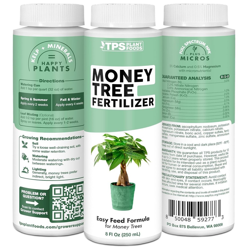 Money Tree Fertilizer for Money Trees and All Pachira Plants, Liquid ...