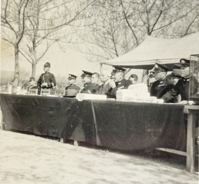 Rare 1941 Japanese Navy Photo Fleet Officers Watching Sumo Nanjing ...