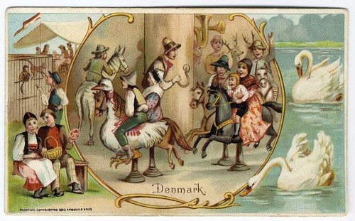 Denmark ARBUCKLE Coffee Trade Card 1893 COPENHAGEN FAIR Children ...
