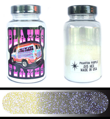 Blakes Metal Flake .015 PHANTOM PURPLE clear prismatic 2oz color ...
