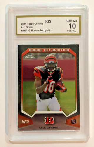 Graded 2011 Topps Chrome A.J. Green Rookie Recognition Card | eBay