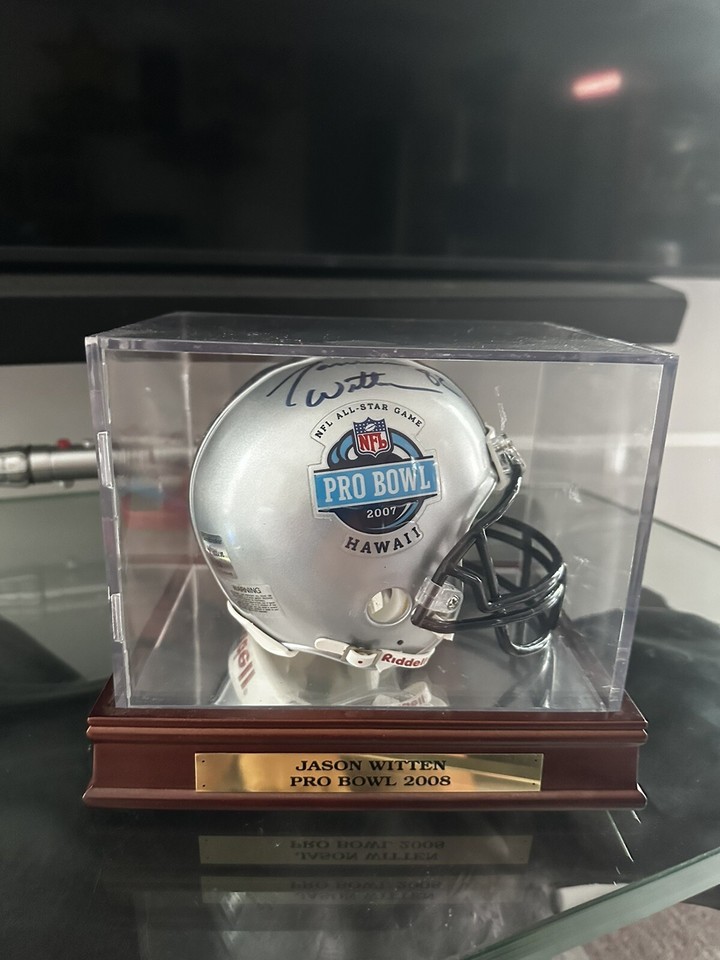 2 Autograph JASON WITTEN DEMARCUS WARE Mini Football Helmet DALLAS ...