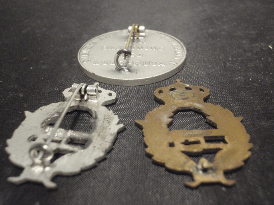 Swedish WW2 Machinegun award medal and uniform pin badges Sweden | eBay