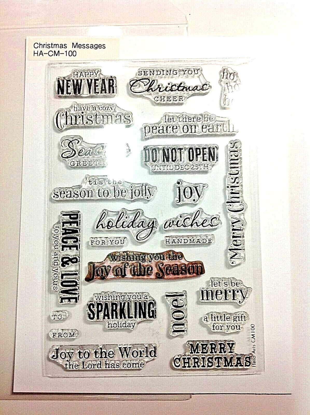 Hero Arts Christmas Messages Stamp Set, HA-CM100 | eBay