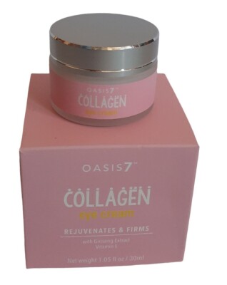 OASIS 7 COLLAGEN Eye Cream mit Ginseng-Extrakt und Vitamin E 30ml | eBay.de