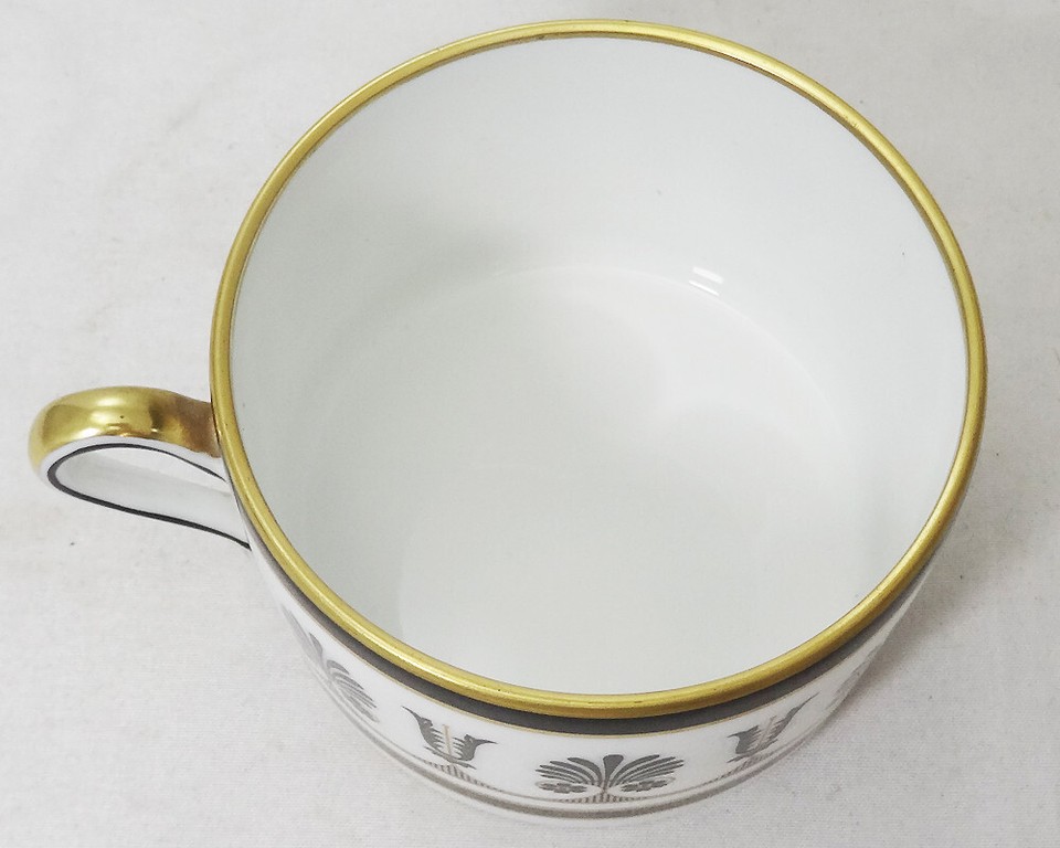 ERCOLANO by Richard Ginori Tea Cup & Saucer Can Shape NEW NEVER USED ...