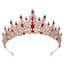 7.2cm Tall 6 Colors Crystal Wedding Bridal Queen Princess Prom Tiara ...