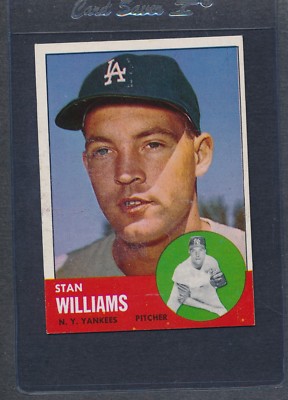 1963 Topps #042 Stan Williams Yankees EX/MT *2345 | eBay