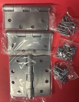 PBB World Class Hinges PB81 4.5"x4.5" US26D AMSxAWS (lot of 3) | eBay
