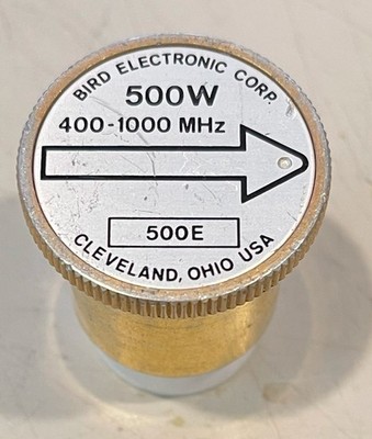 Bird 43 Thruline WattMeter Element 500W 500E 400-1000MHz | eBay