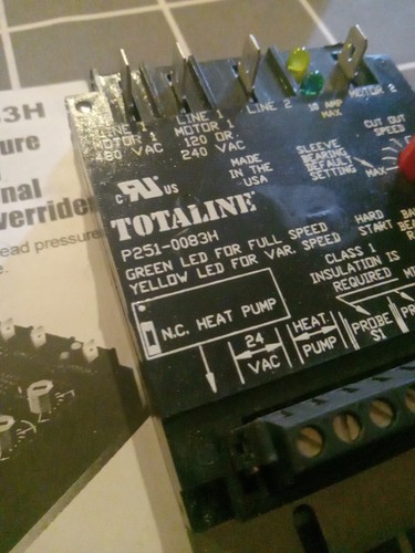 P251-0083H Head Pressure Control With Optional Heat Pump Override | eBay