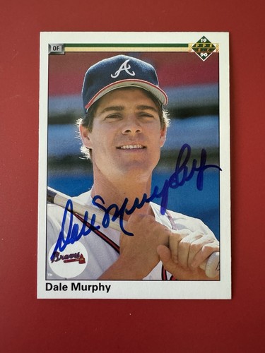 1990 Upper Deck - Dale Murphy #533 - Autograph | eBay